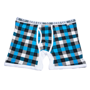Long Leg Bamboo Boxer Brief - Ice Blue Backwoods
