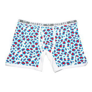Long Leg Bamboo Boxer Brief - R&B Leopard